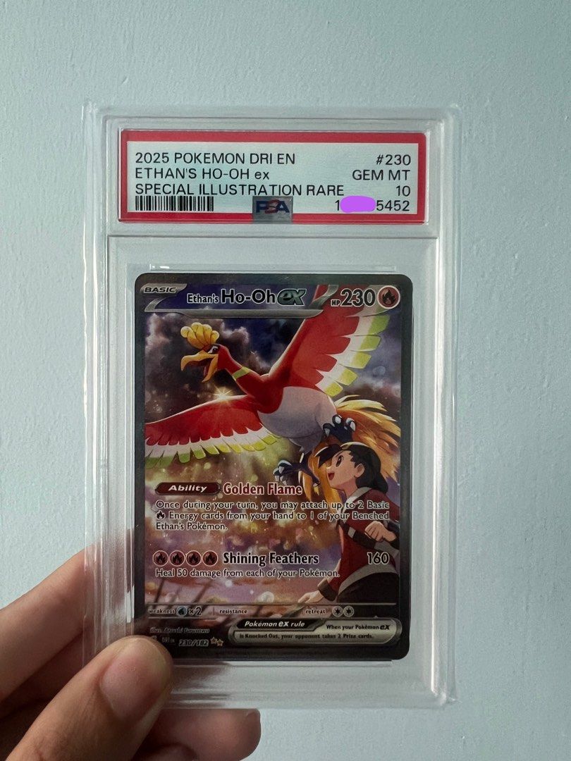 2025 Pokemon Ethan's Ho-Oh EX Special Illustration Rare PSA 10 #230 ...