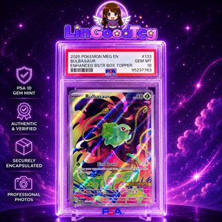 2025 Pokemon Meg En Bulbasaur Illustration Rare PSA 10 - Seq, Hobbies ...