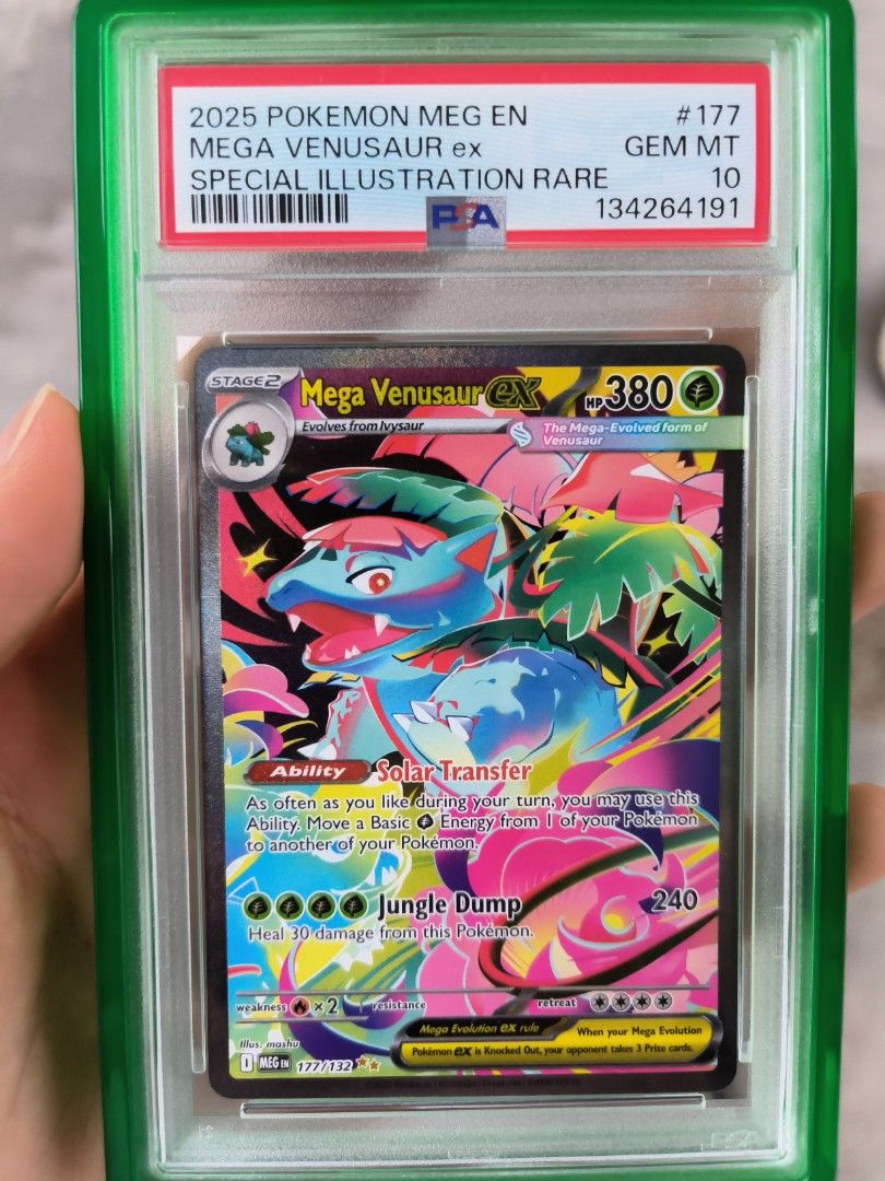 2025 Pokemon Mega Venusaur EX Special Illustration Rare PSA 10, Hobbies ...