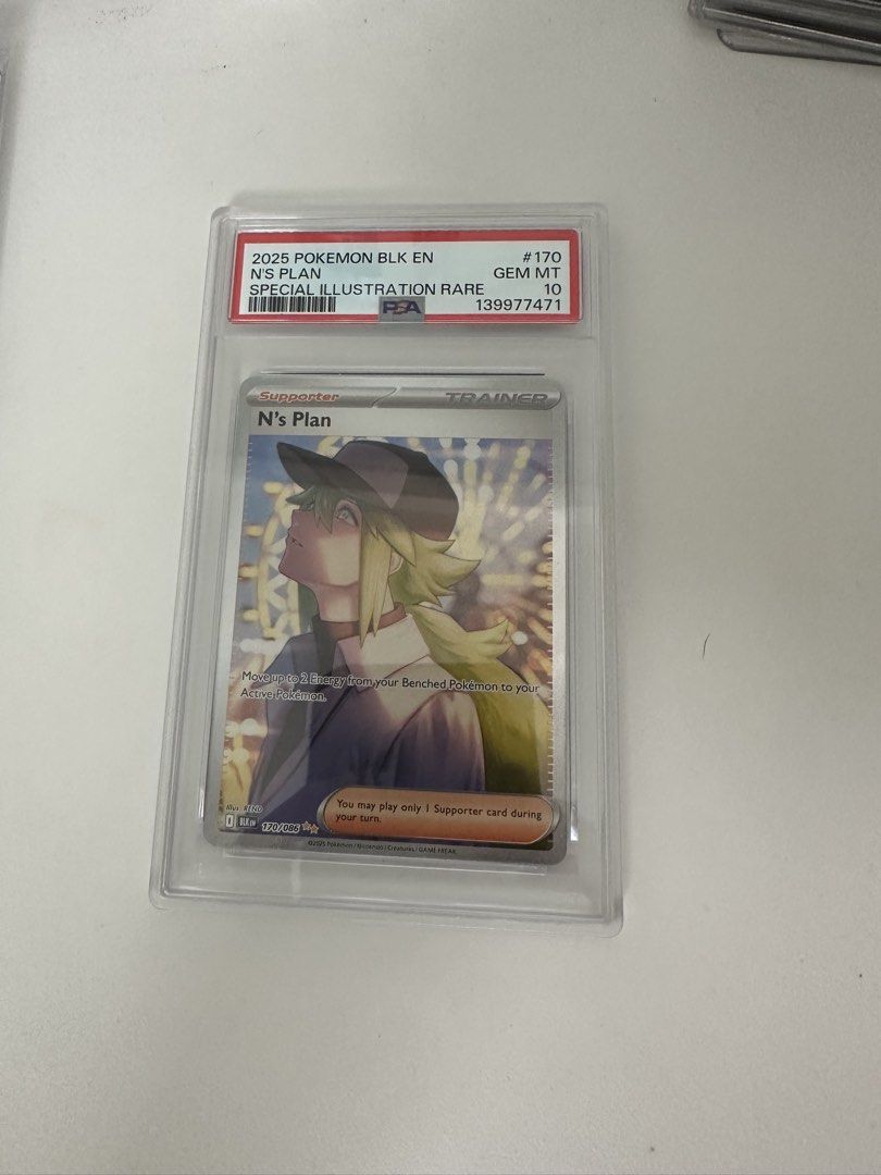 2025 Pokemon N's Plan #170 Special Illustration Rare PSA 10, Hobbies ...