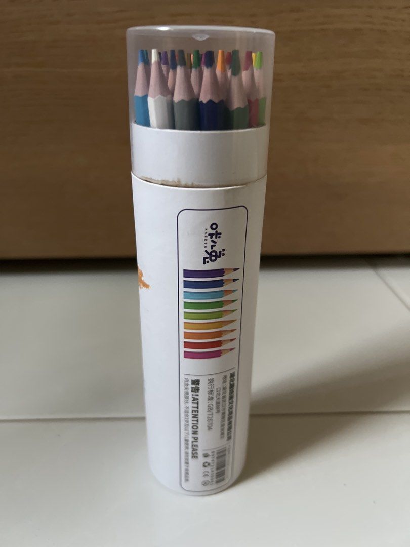 24 Colors Colored Pencils Set, Hobbies & Toys, Stationery & Craft ...