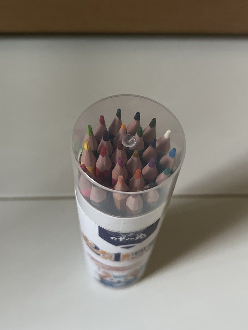 24 Colors Colored Pencils Set, Hobbies & Toys, Stationery & Craft ...