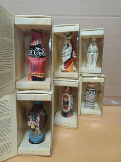 Old Coca Cola Souvenir, France 1998 World Cup, a set of 4 Coke Bottles ...