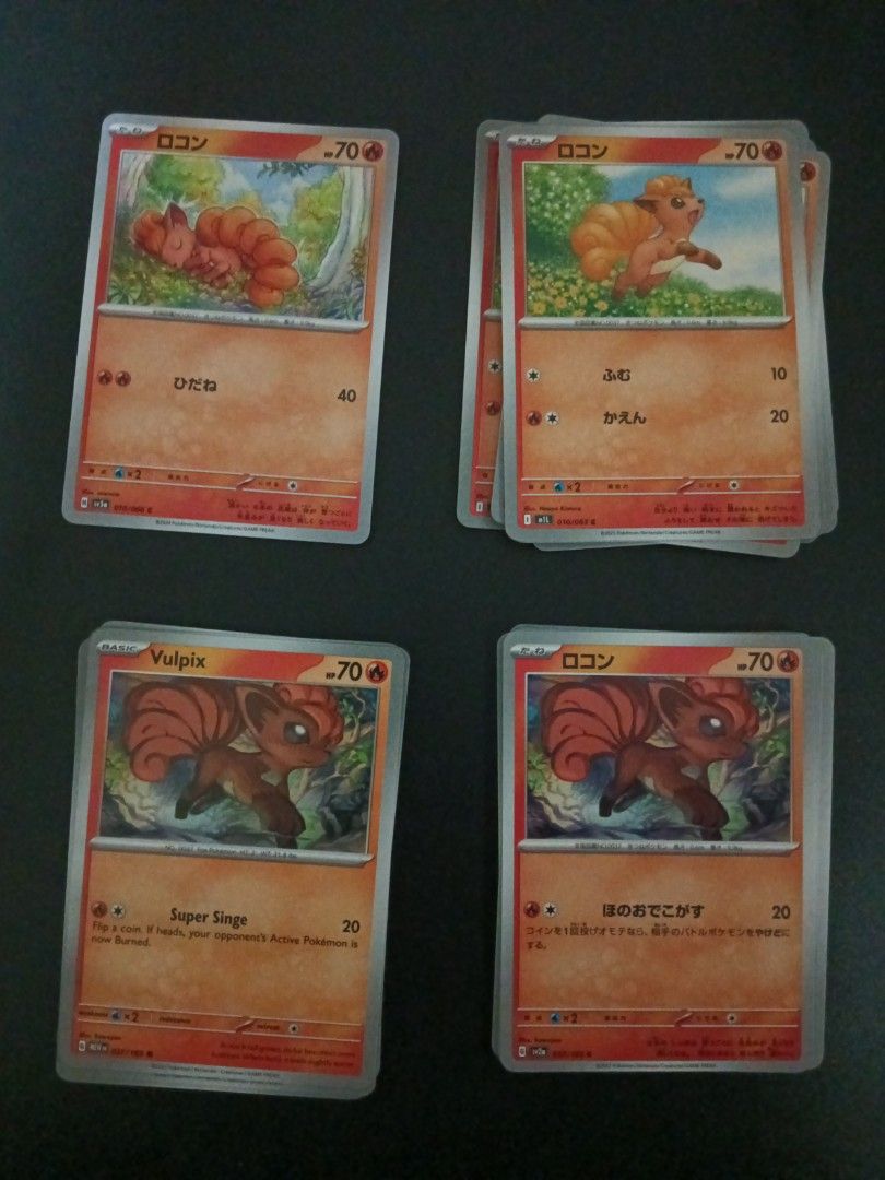 50¢ Vulpix Pokemon Cards, Hobbies & Toys, Toys & Games on Carousell