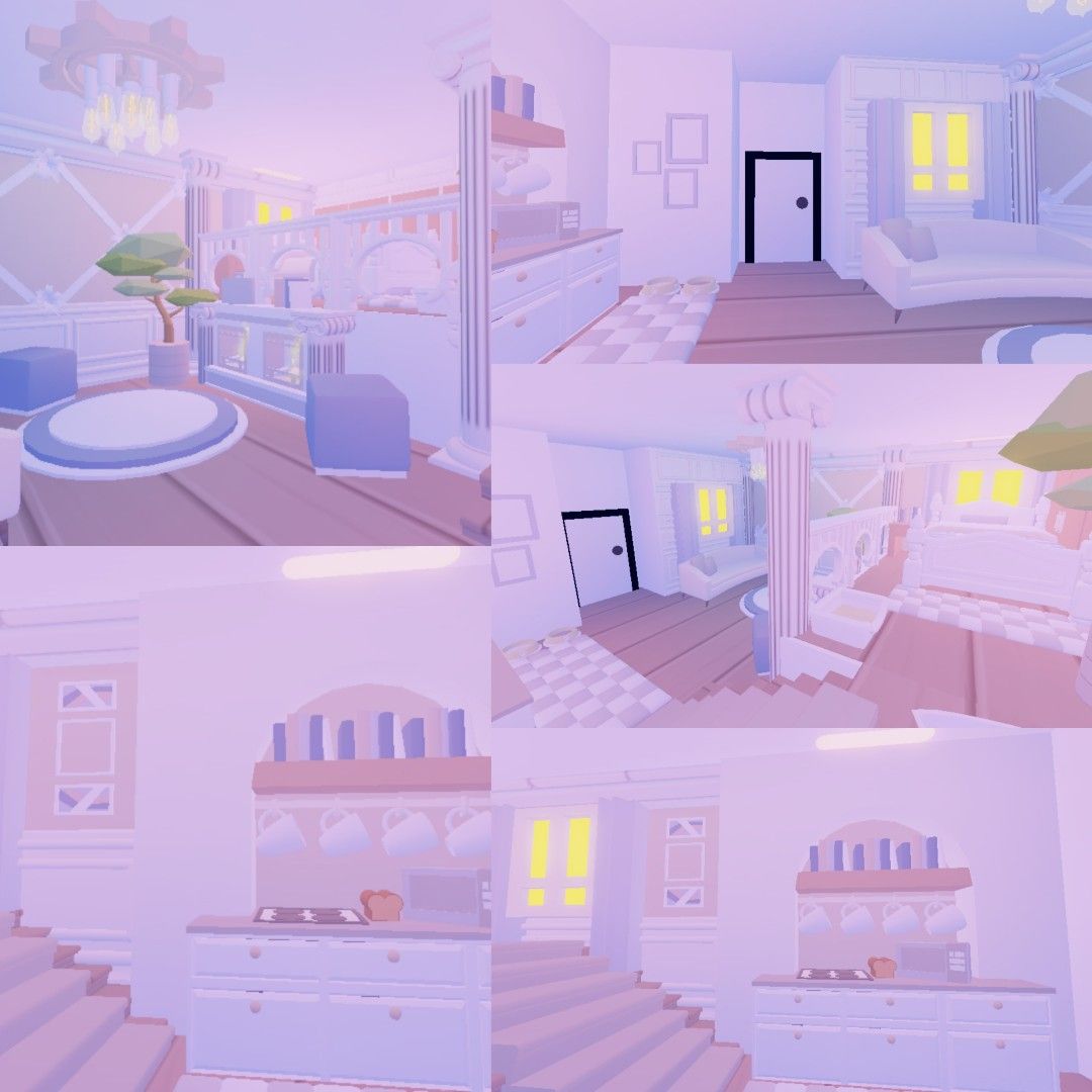 𝔄𝔢𝔰𝔱𝔥𝔢𝔱𝔦𝔠 #5 Dreamy Pastel House – Cozy Luxury Adopt Me Home જ Adopt me ...