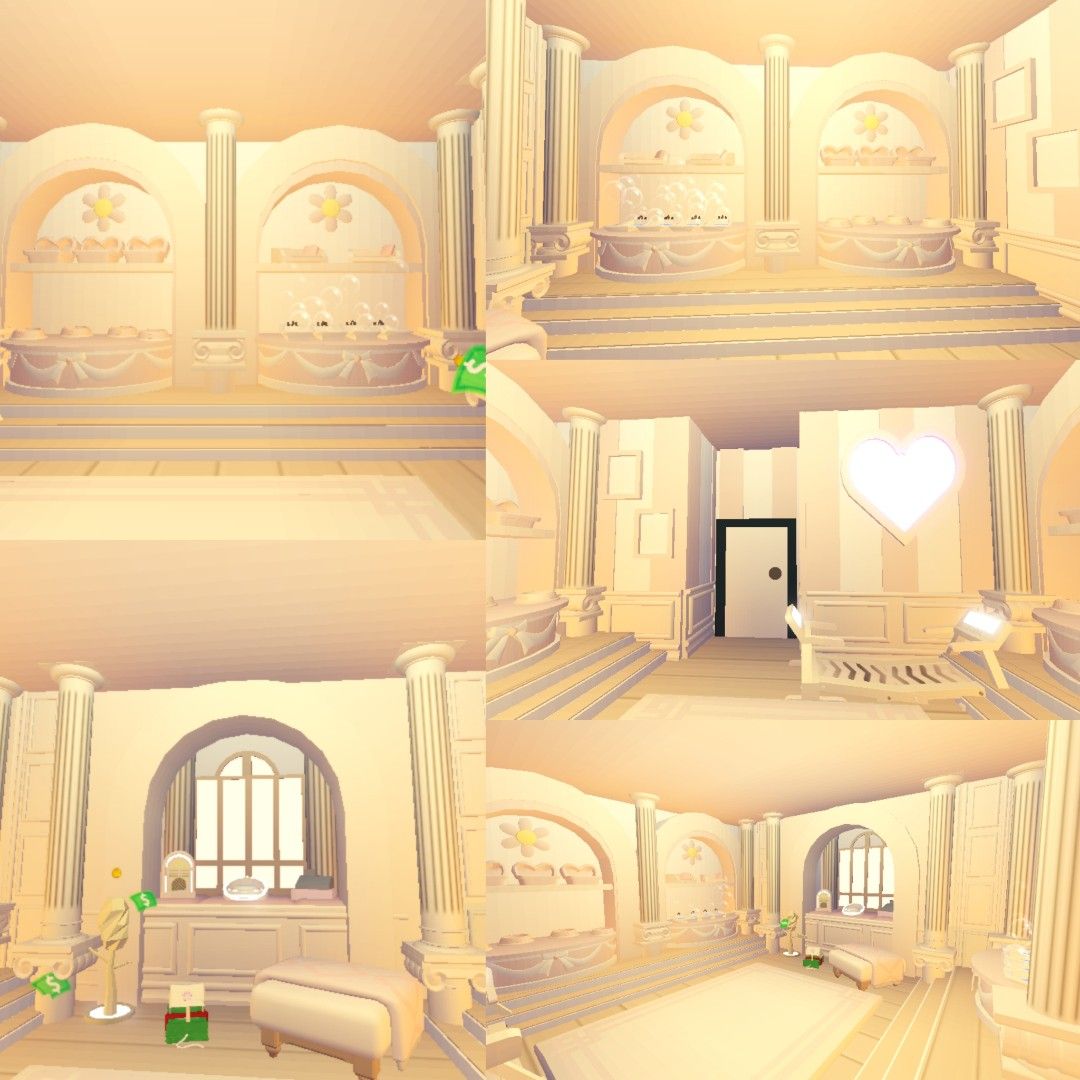 𝔄𝔢𝔰𝔱𝔥𝔢𝔱𝔦𝔠 #8 Golden Daisy Boutique – Elegant Adopt Me Home જ Adopt me ...