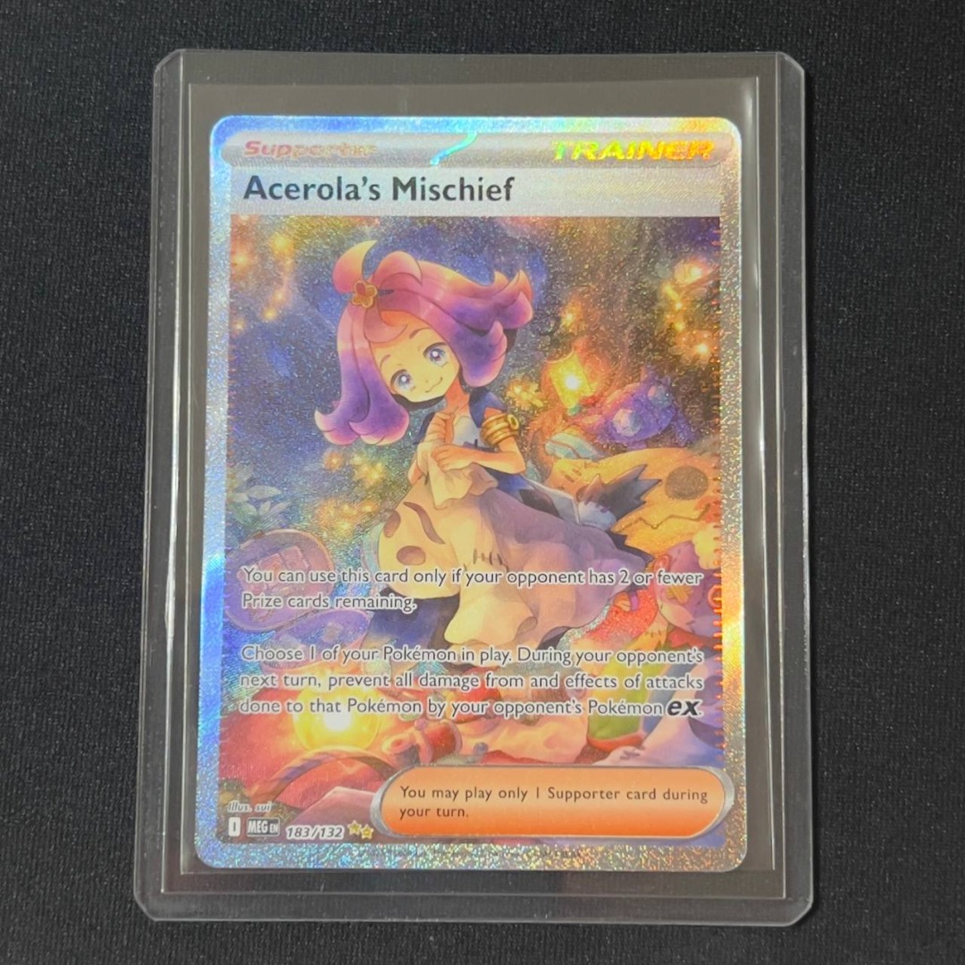 Acerola's Mischief SIR 183 Mega Evolution Pokemon, Hobbies & Toys, Toys ...