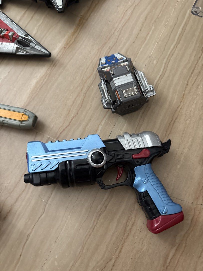 Assorted Sci-Fi Toys: Ultraman, Transformers, Spaceships, Blaster ...
