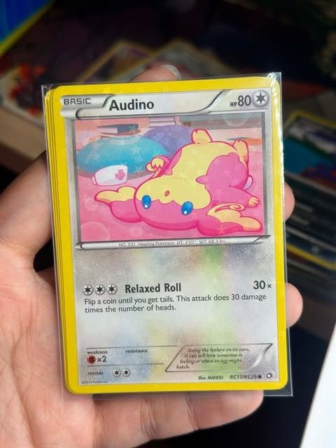 Audino Holo #RC17 Pokemon Legendary Treasures, Hobbies & Toys, Toys ...