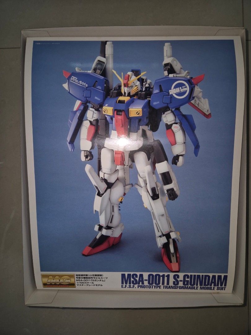 Bandai MG MSA-0011 S-GUNDAM 1/100 Scale Model Kit, Hobbies & Toys, Toys ...