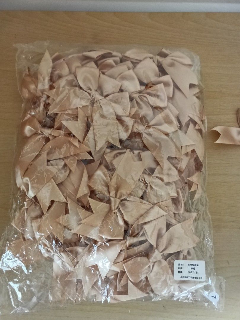 Bulk Satin Ribbon Bows for Crafts and Decorations, Hobbies & Toys ...