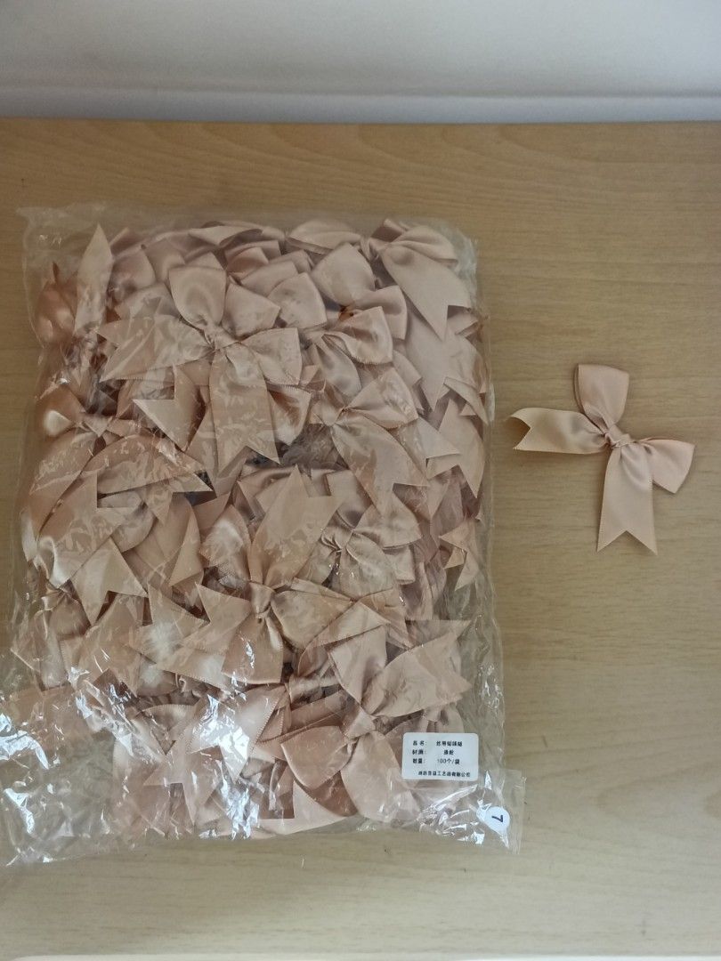 Bulk Satin Ribbon Bows for Crafts and Decorations, Hobbies & Toys ...