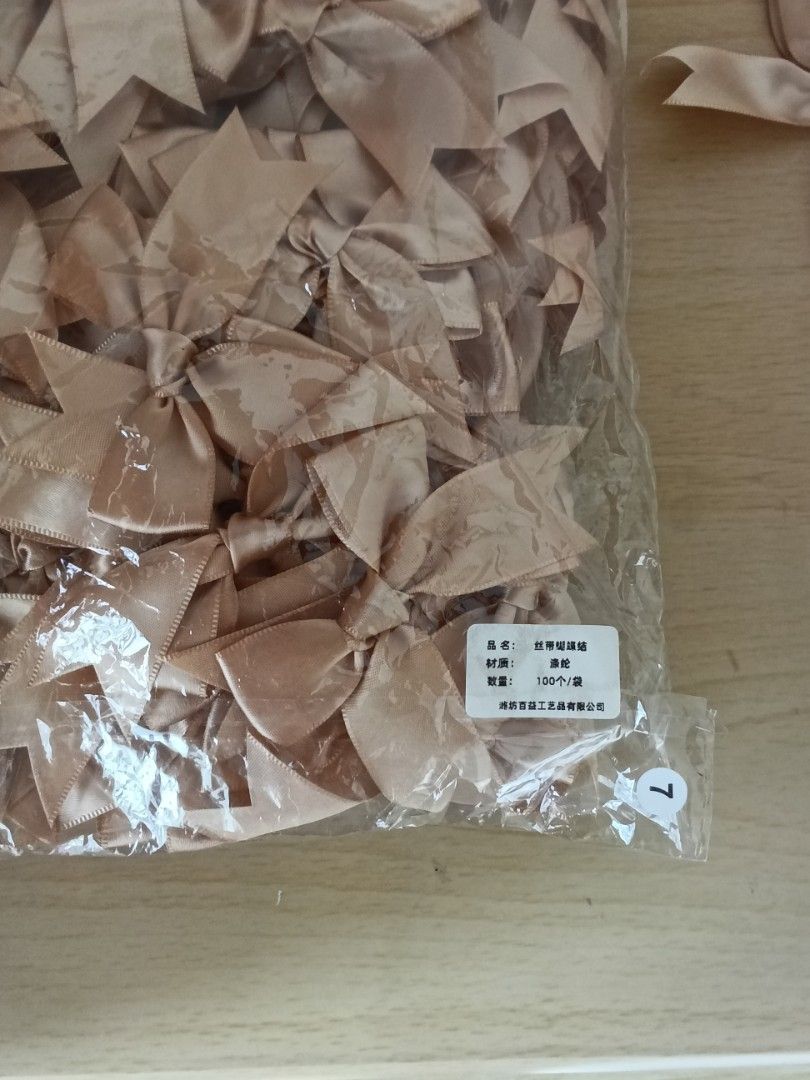 Bulk Satin Ribbon Bows for Crafts and Decorations, Hobbies & Toys ...