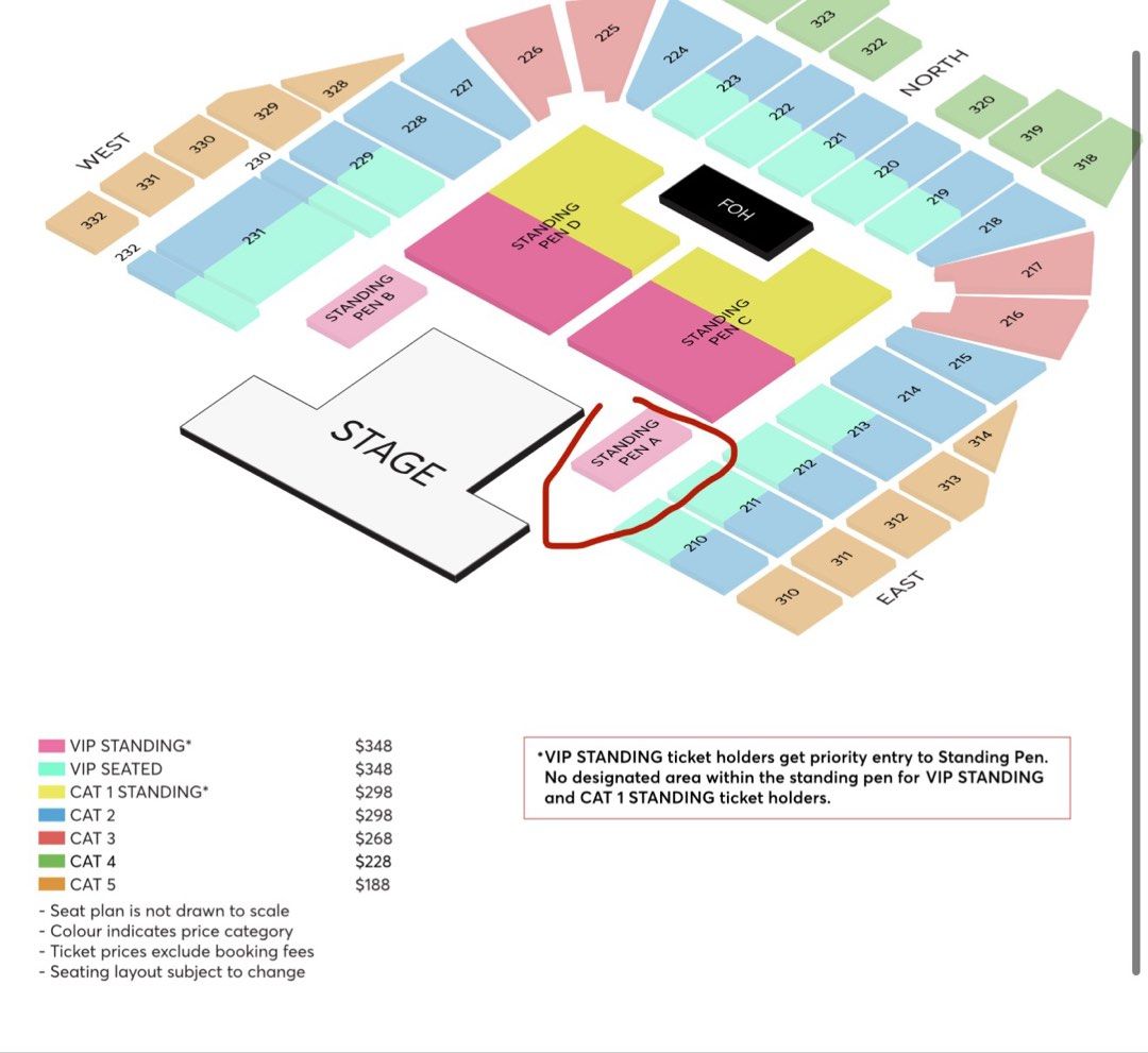 Idle VIP Standing Pen A 112x, Tickets & Vouchers, Event Tickets on ...