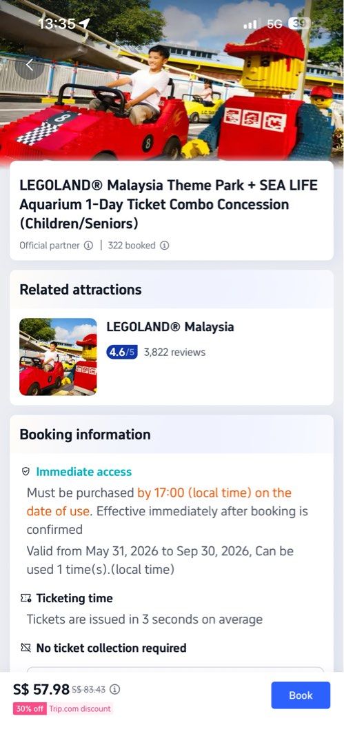 (Children/Seniors) LEGOLAND Malaysia + SEA LIFE 1-Day Combo Ticket ...