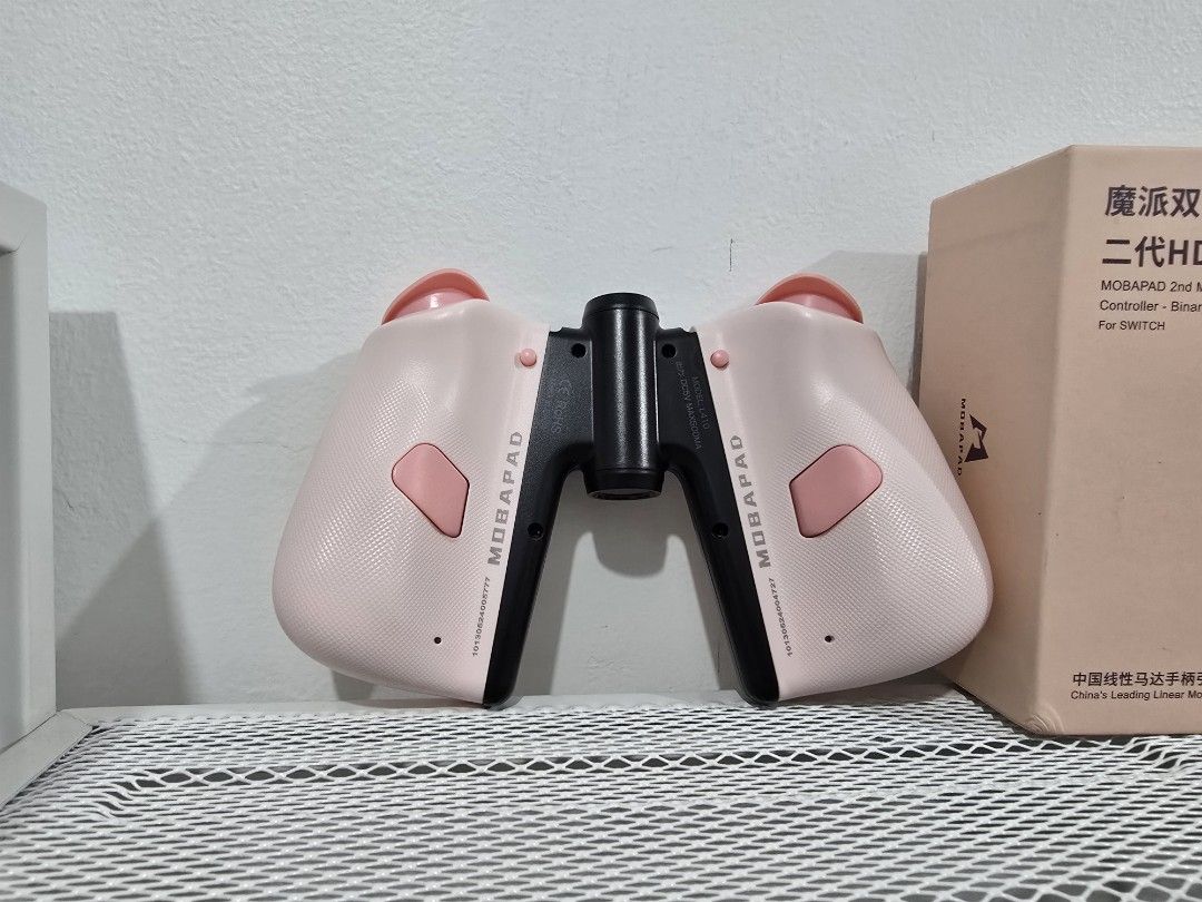 MobaPad 2nd Gen HD Mechanical Controller Pink, Video Gaming, Gaming ...