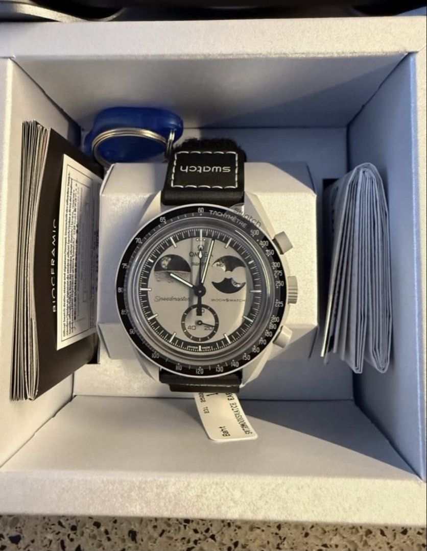 Omega x Swatch Mission to Earthphase Bioceramic MoonSwatch, Luxury ...