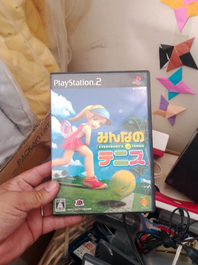 PlayStation 2 Everybody's Tennis Game Disc, Video Gaming, Video Games ...