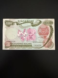 $1000 Orchid Series Singapore Banknote, Hobbies & Toys, Memorabilia ...