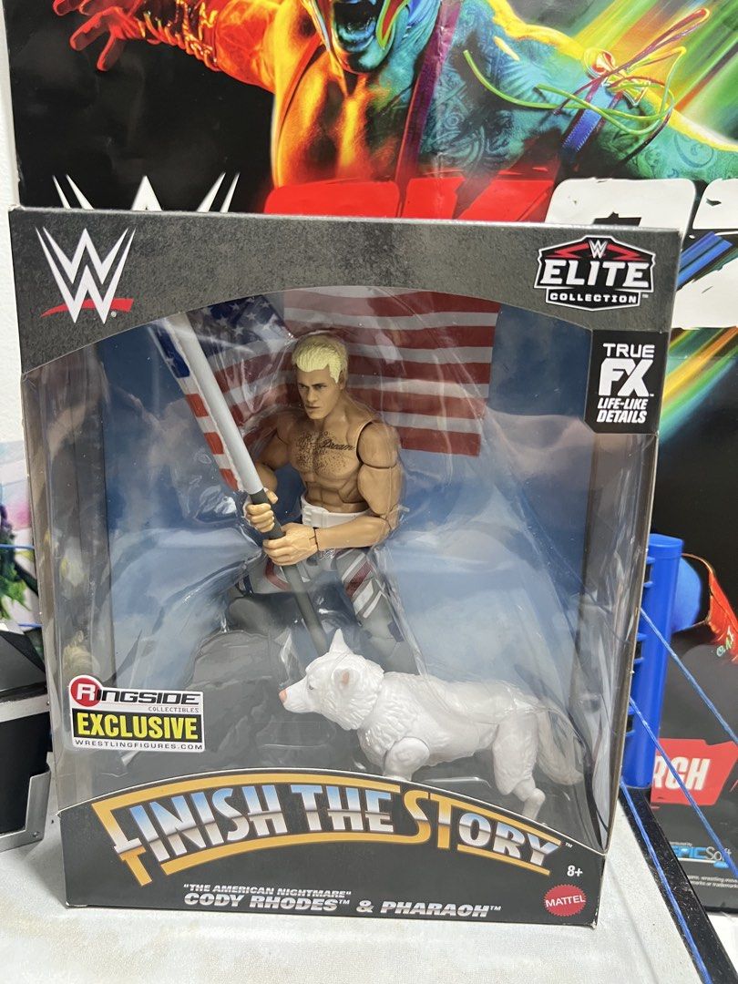 WWE Mattel Elite Cody Rhodes Finish The Story Figure, Hobbies & Toys ...