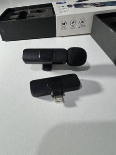 F15-2 Wireless Lavalier Microphone Portable Audio Video Recording Mini ...
