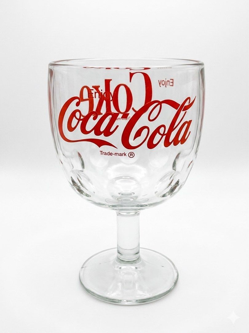 Vintage retro Coca-Cola coke Goblet Glass, Hobbies & Toys, Memorabilia ...