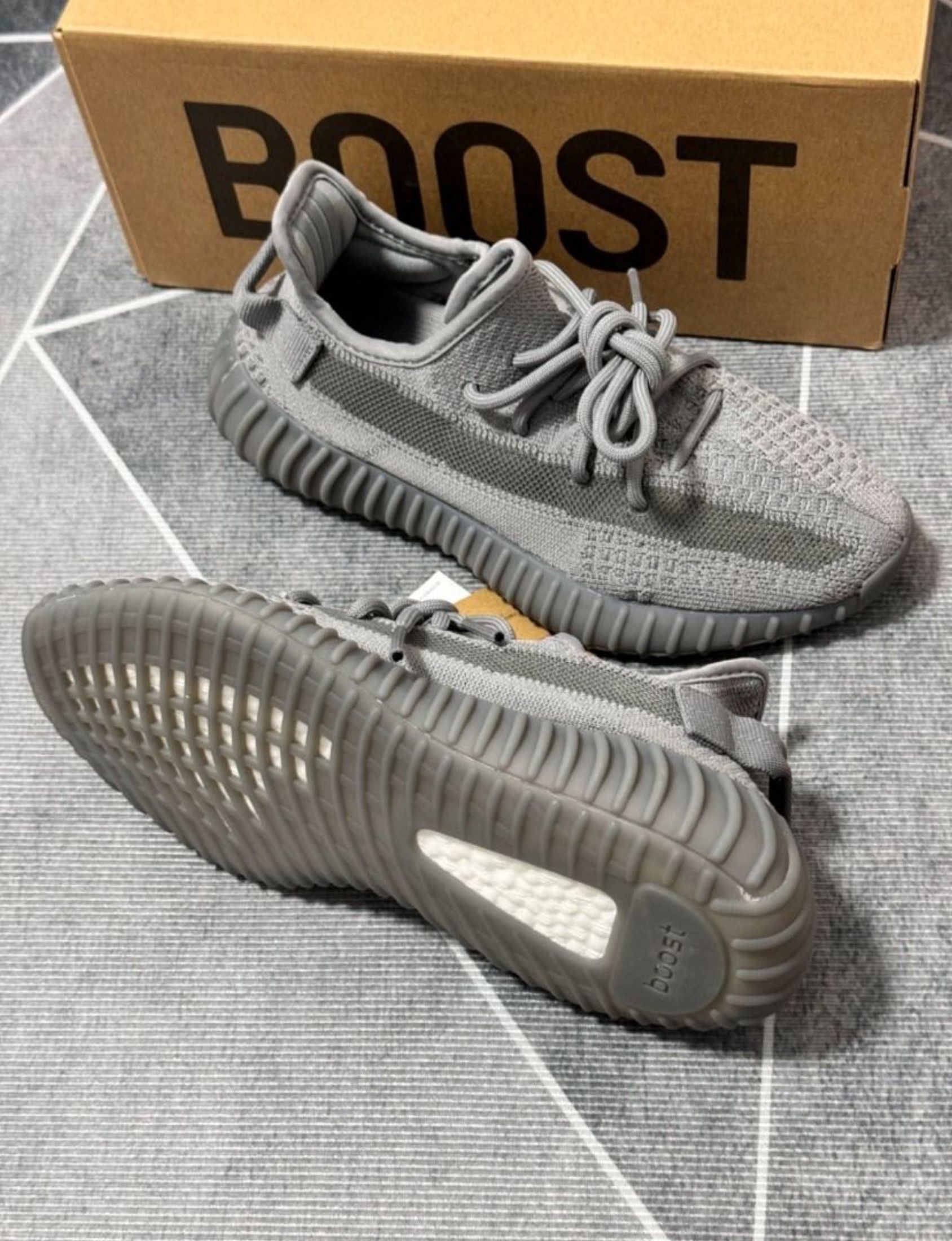 adidas originals Yeezy Boost 350 V2 Knit Sneaker for and in Grey, Women ...