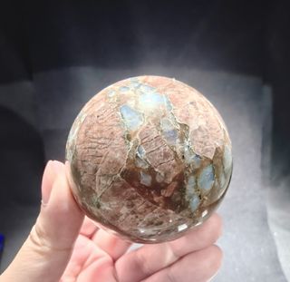 Silver Rutilated Sphere, Women's Fashion, Jewelry & Organisers ...
