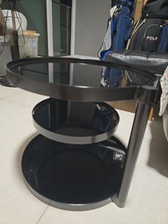 Black Round LED Light Up Vanity Mirror, Furniture & Home Living, Home ...