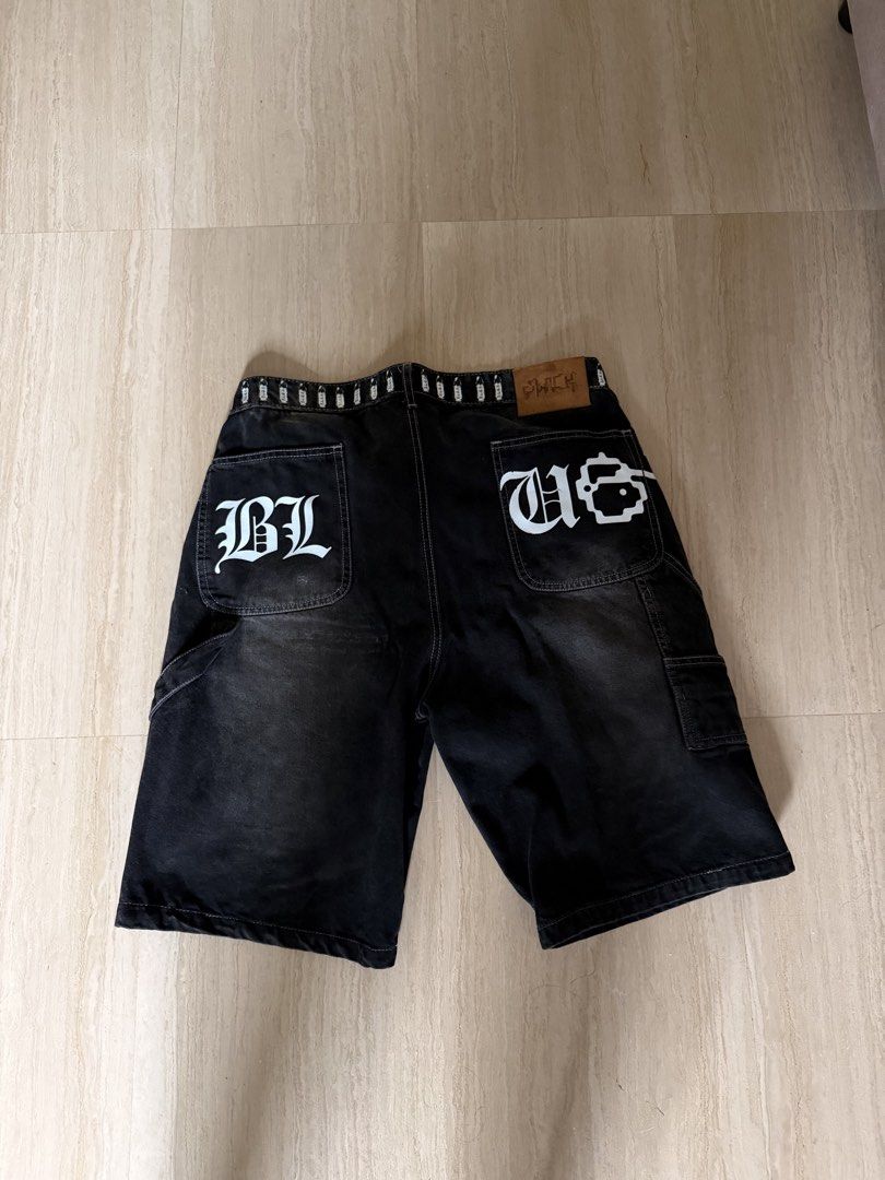 PSlacks X BLUE Jorts, Men's Fashion, Bottoms, Shorts on Carousell
