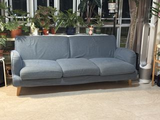 Blue Sofa, Furniture & Home Living, Furniture, Sofas on Carousell