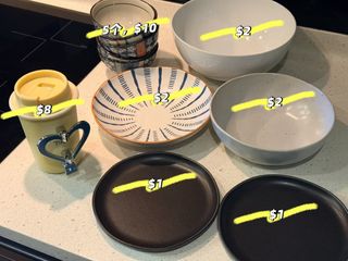 Assorted Kitchen Utensils - Bowls, Colander, Pot, Furniture & Home ...