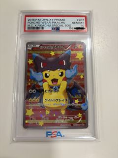 Poncho Pikachu XY Promo #207 GEM MT 10, Hobbies & Toys, Toys & Games on ...