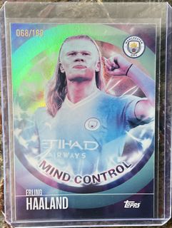 Comic Art Card: Erling Haaland (Manchester City), Hobbies & Toys, Toys ...