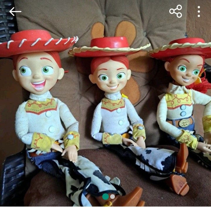 Toy Story Woody and Jessie Dolls 750 woody 450 paso, Hobbies & Toys ...