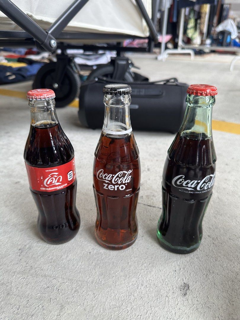 Vintage Coca-Cola Zero and Classic Bottles, Hobbies & Toys ...