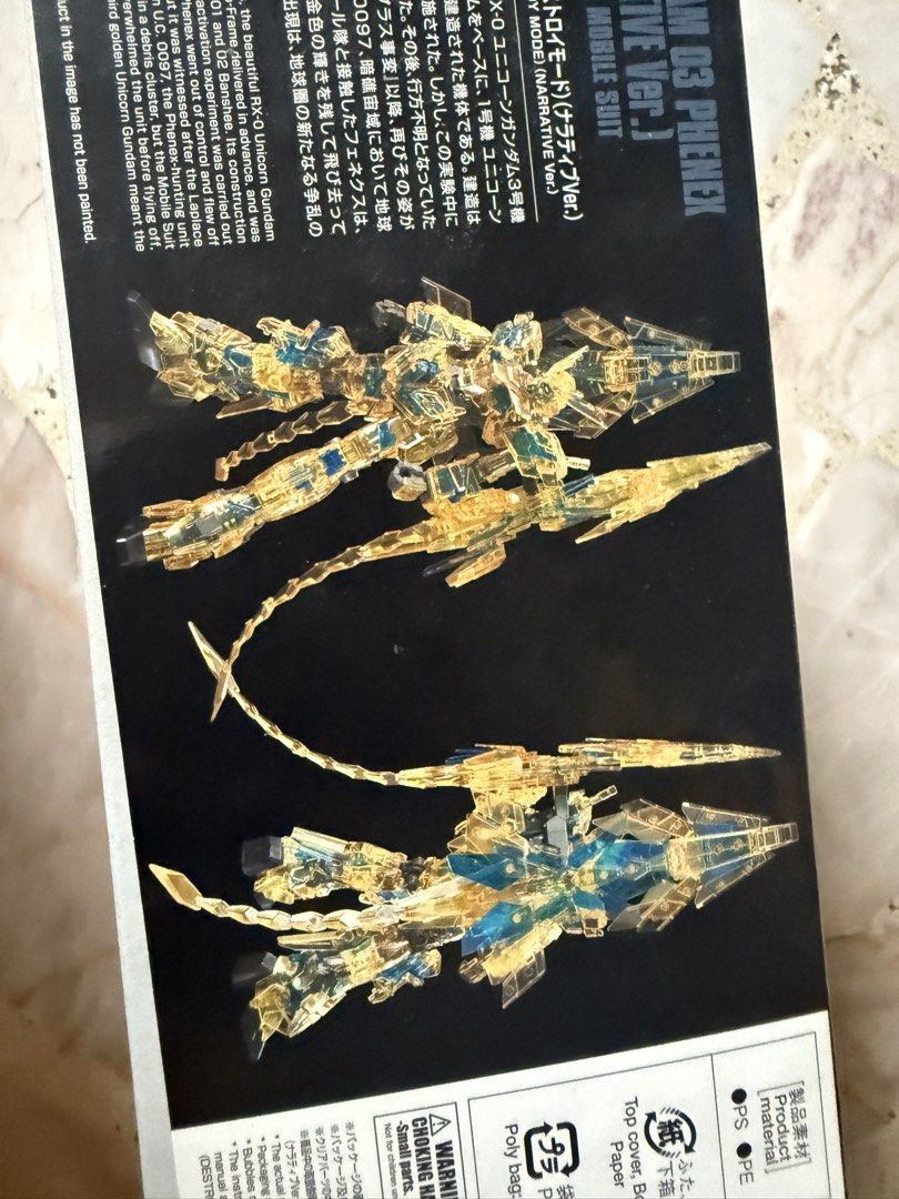 1/144 HG RX-0 Unicorn Gundam 03 Phenex (Narrative Ver.) Clear Color ...