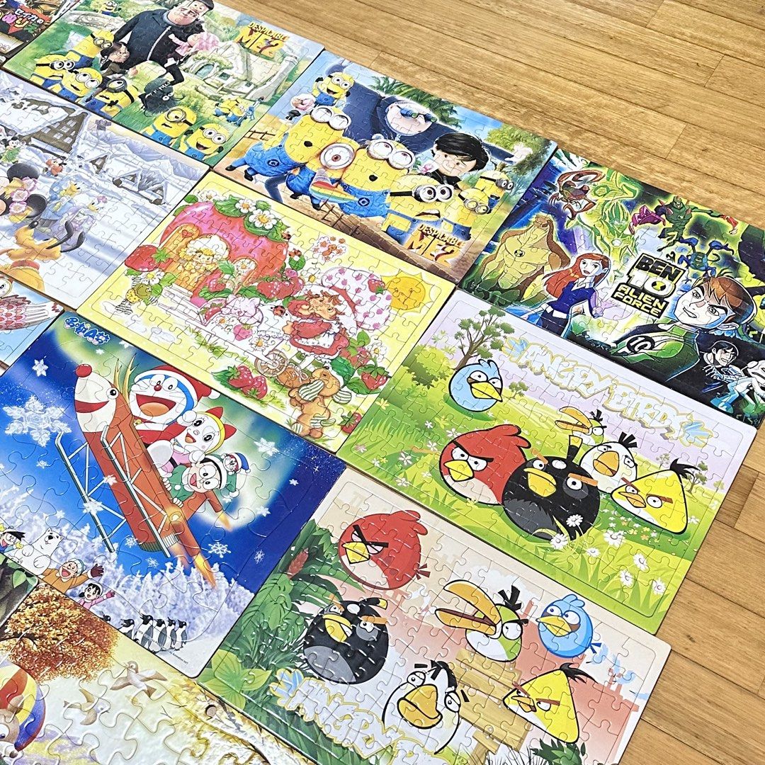[15 Designs] Puzzles Cartoon Characters Graphics Colourful Children’s ...