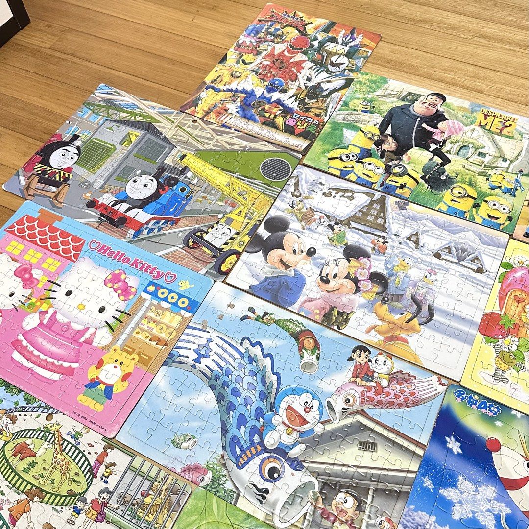 [15 Designs] Puzzles Cartoon Characters Graphics Colourful Children’s ...