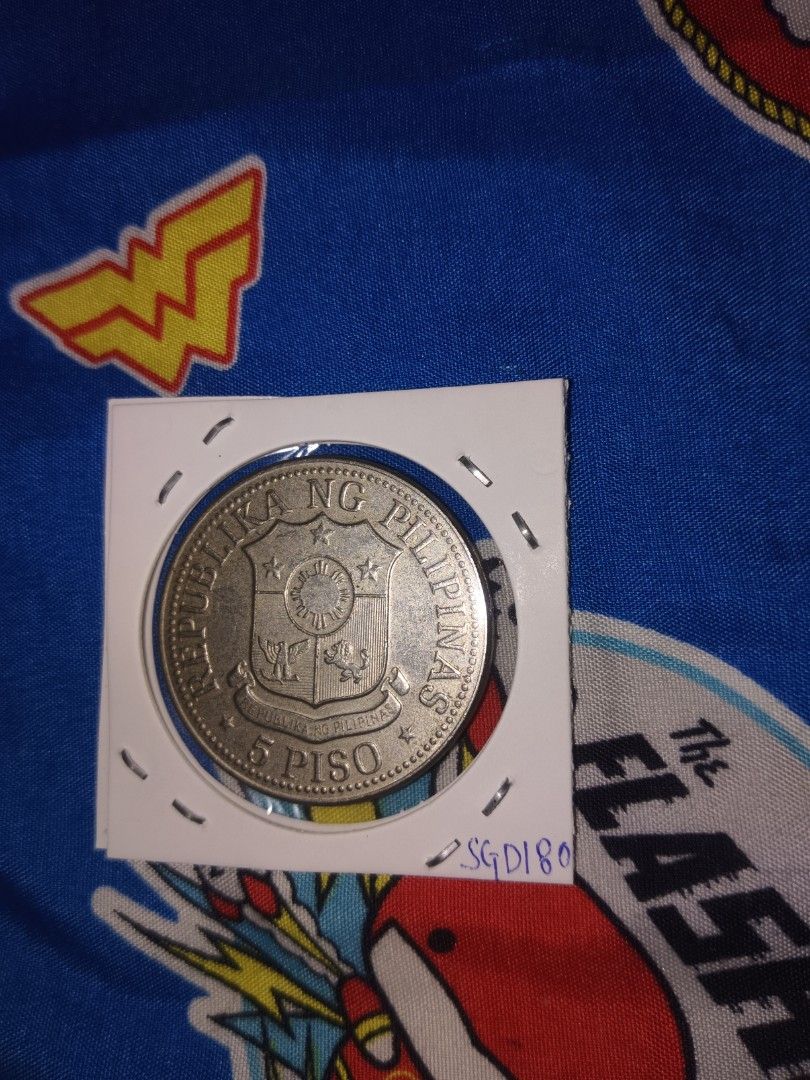 1975 Philippines 5 Piso Coin - Bagong Lipunan, Hobbies & Toys ...