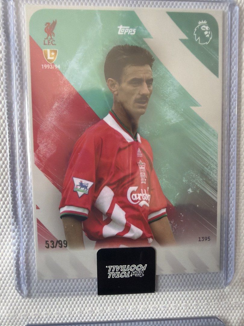 1993/94 Topps Total Football Ian Rush Liverpool Card 53/99, Hobbies ...