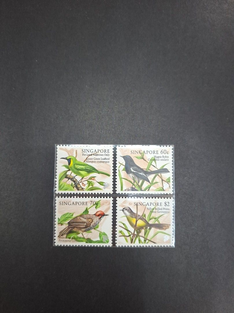1998 Singapore stamps songbird, Hobbies & Toys, Memorabilia ...