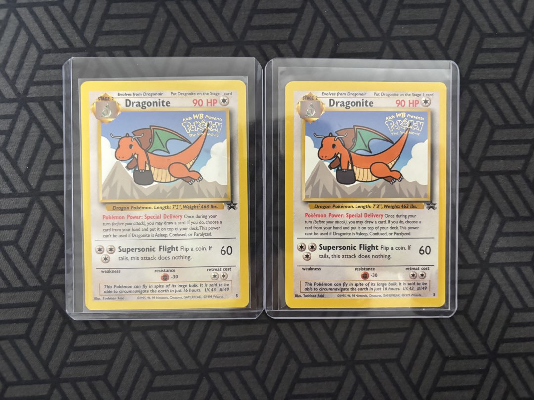 1999 WOTC Promo Dragonite, Hobbies & Toys, Toys & Games on Carousell