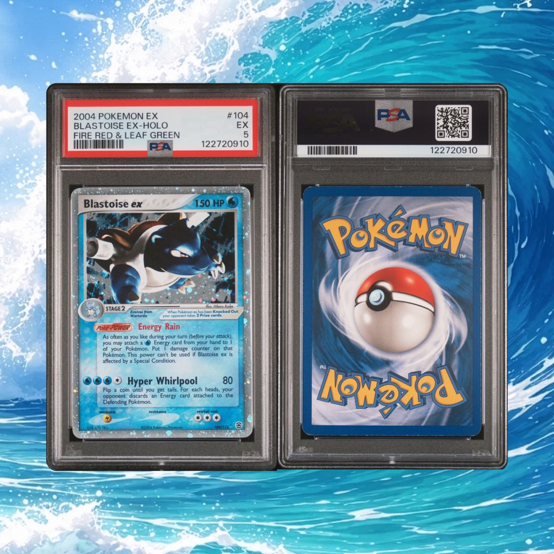 2004 Blastoise EX Holo Pokemon Card PSA Graded 5, Hobbies & Toys, Toys ...