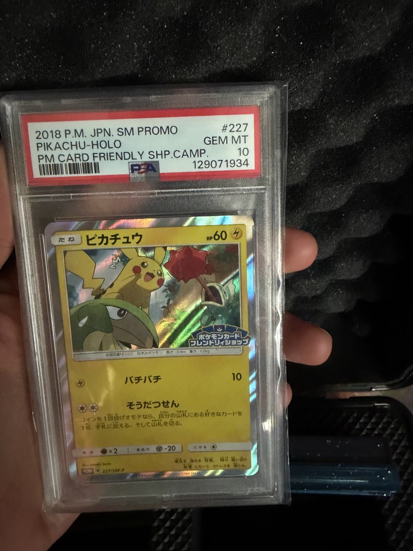 2018 PSA 10 Pikachu Holo SM Promo Pokemon Card, Hobbies & Toys, Toys ...