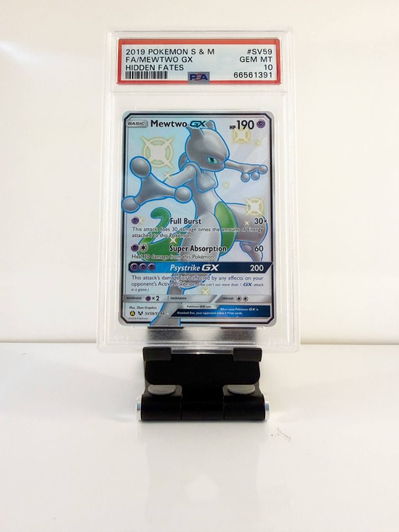 2019 Pokemon Trading Card Game Sun & Moon #SV59 Hidden Fates Mewtwo GX ...