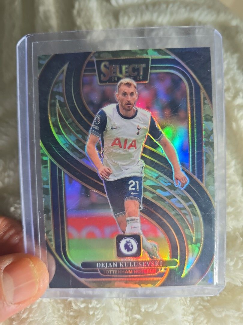 2021-22 Select Dejan Kulusevski Tottenham Hotspur Soccer Card, Hobbies ...