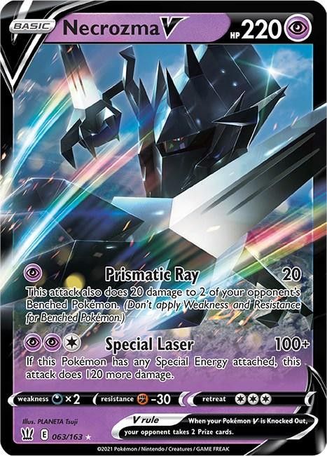 2021 POKEMON SWORD & SHIELD BATTLE STYLES #063 NECROZMA V, Hobbies ...
