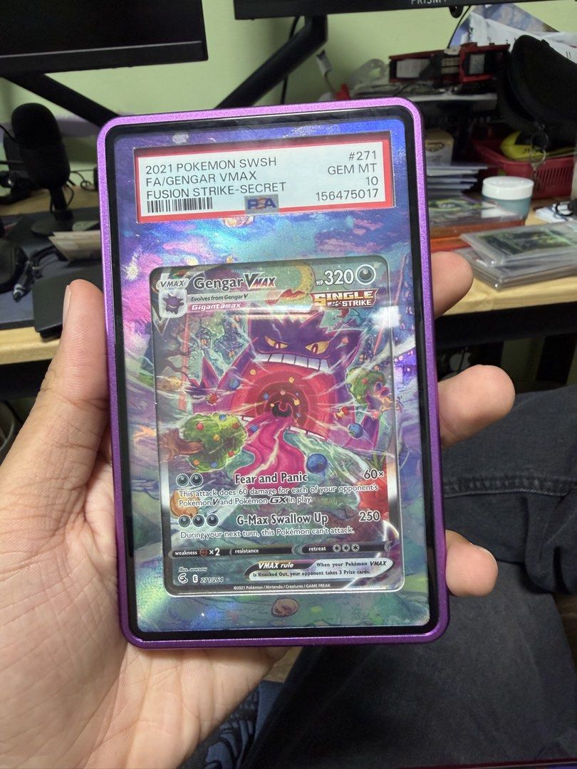 2021 Pokemon SWSH Gengar VMAX Fusion Strike Secret PSA 10, Hobbies ...