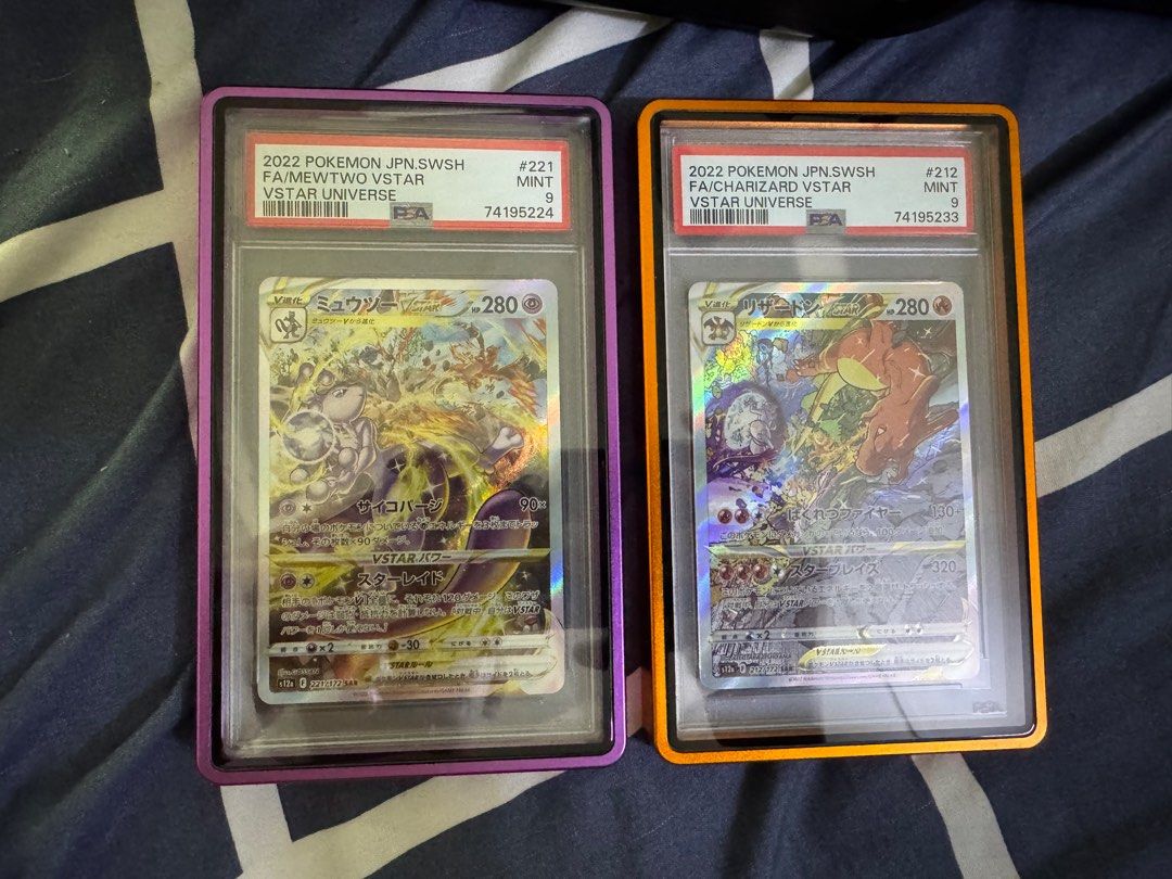 2022 Pokemon jpn.swsh FA Mewtwo VSTAR & Charizard VSTAR PSA 9, Hobbies ...